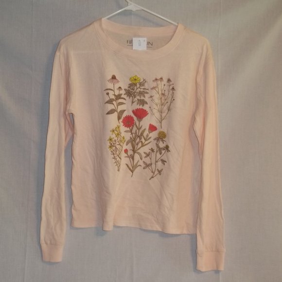 Fifth Sun | Tops | Fifth Sun Flower Printed Long Sleeve Tee | Poshmark